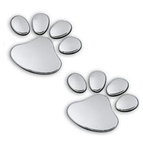 2PCS Pet Paw Footprints Emblem Car Truck Decor Sticker Decal - Walmart.com