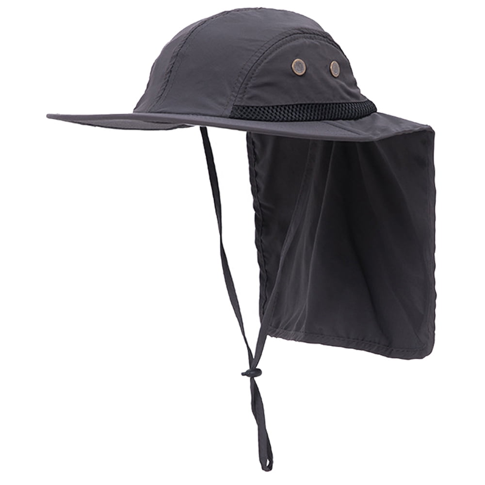 Outdoor Sun Hat for Men with 50+ UPF Protection Safari Cap Wide Brim ...