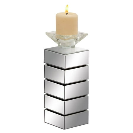 Modern Mirrored Candle Holder - Walmart.com