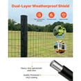 KFFKFF Farm Fence, 48 in x 50 ft, 2 x 4 in Mesh 14 Gauge Galvanized ...