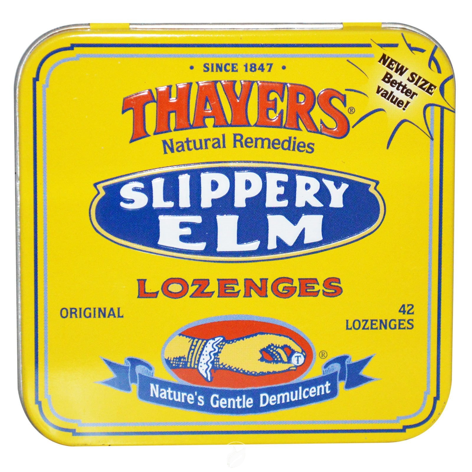 Slippery Elm Lozenges Plain, 42 loz by Thayers, Pack of 2 - Walmart.com ...