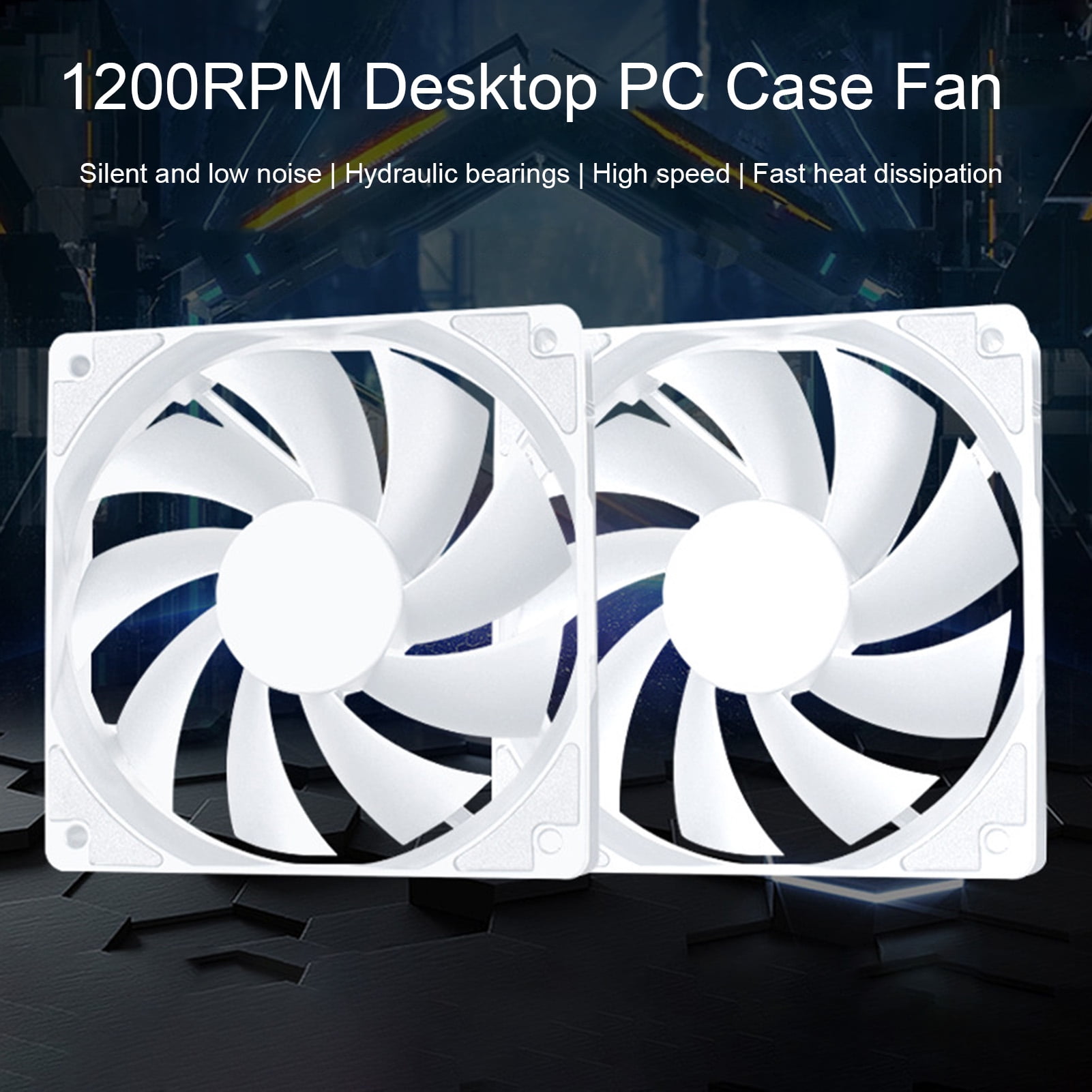 Anvazise Radiator Fan High Speed Heat Dissipation Low Noise 4PIN High ...