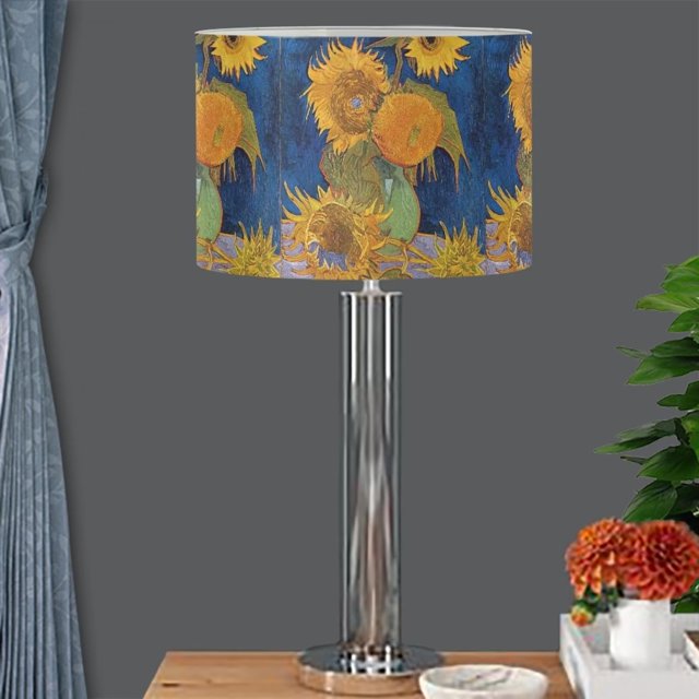 NETILGEN Vincent Van Gogh Lampshades for Table Lamp Still Life Vase ...
