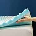 Best Price Mattress 2-inch Egg Crate Swirl Gel AeroBreeze Cooling Air ...