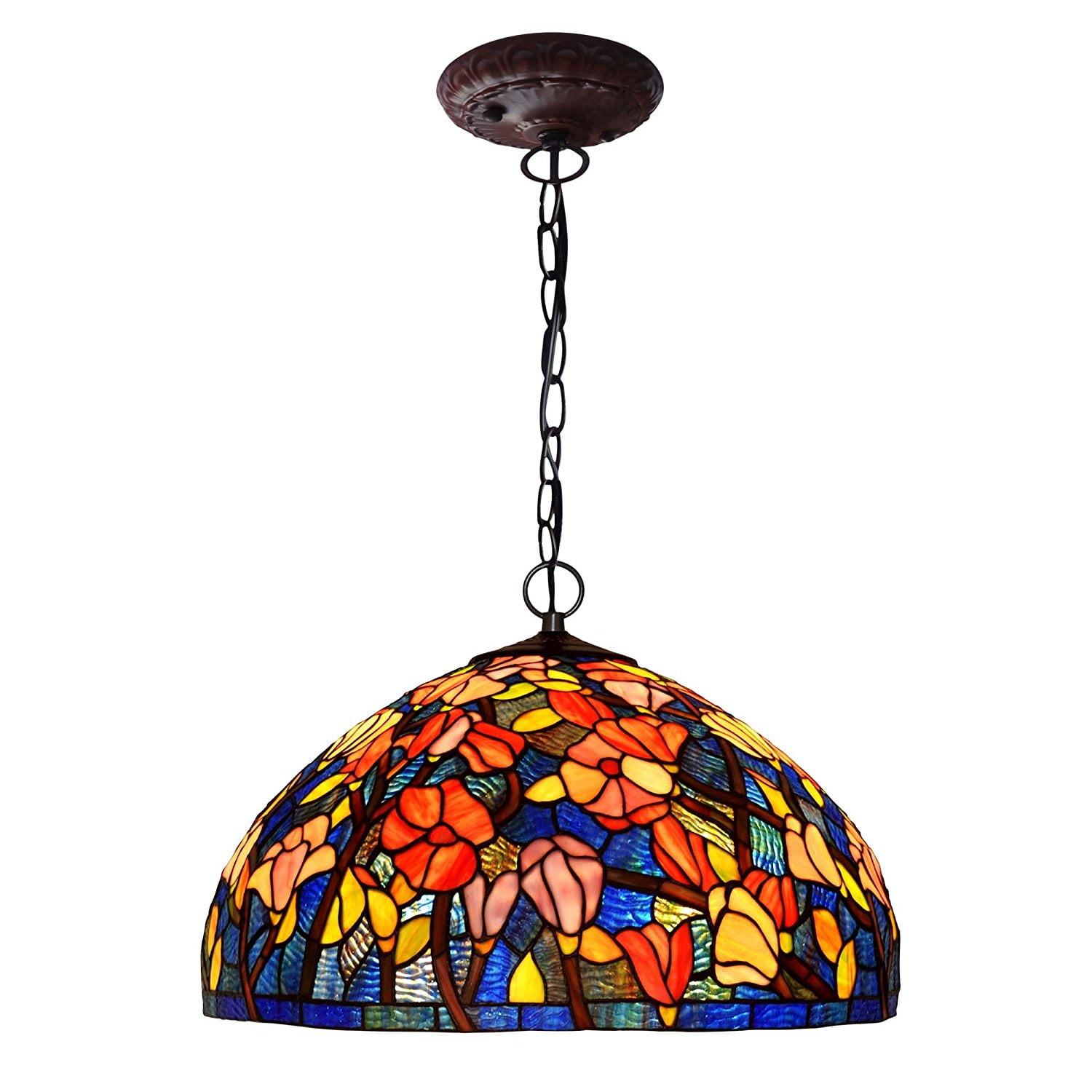 Stained Glass Ceiling Light Hardware | Shelly Lighting