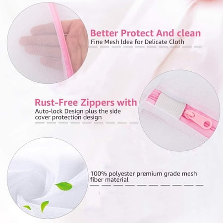 Laundry nets Laundry bag Laundry bag for the washing machine 5 pieces ...