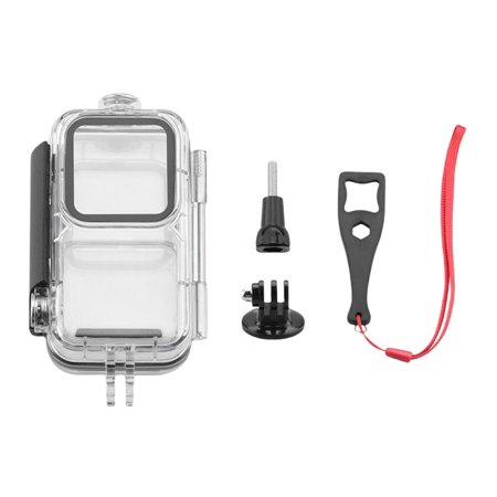 Water Housing Case 60 Meters Mount Protective with Tempered Lens ...