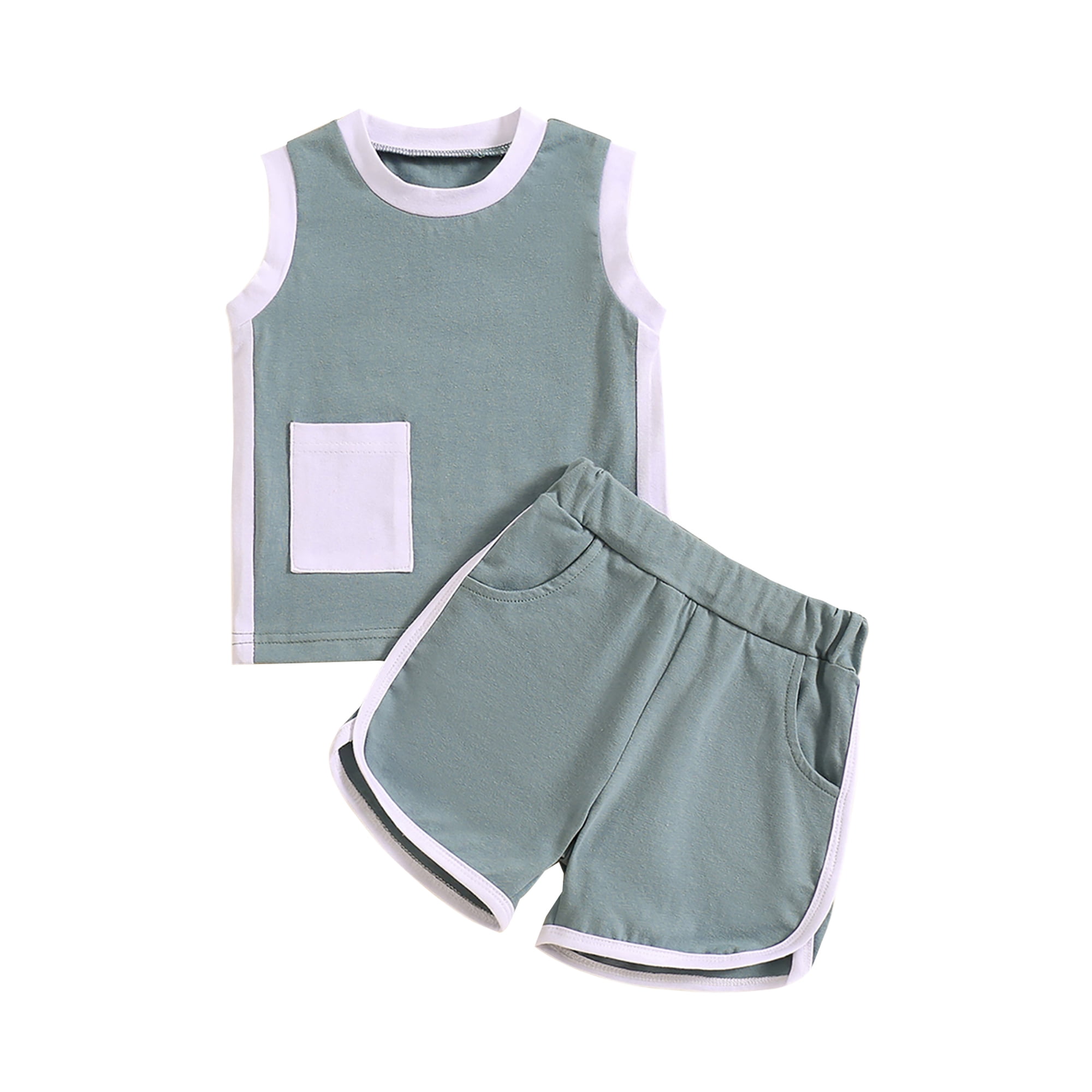 Click here for Nituyy Baby Boys Shorts Set  Patchwork Sleeveless... prices