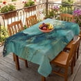 Abstract Marble Texture Table Cloth 52x70in, Waterproof Rectangle ...