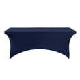 6 Pack Stretch Spandex Table Covers for 6FT Tables - Universal Fitted ...