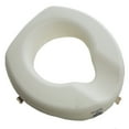 PCP Universal Molded Toilet Seat Riser, White, Low Profile HSA/FSA ...