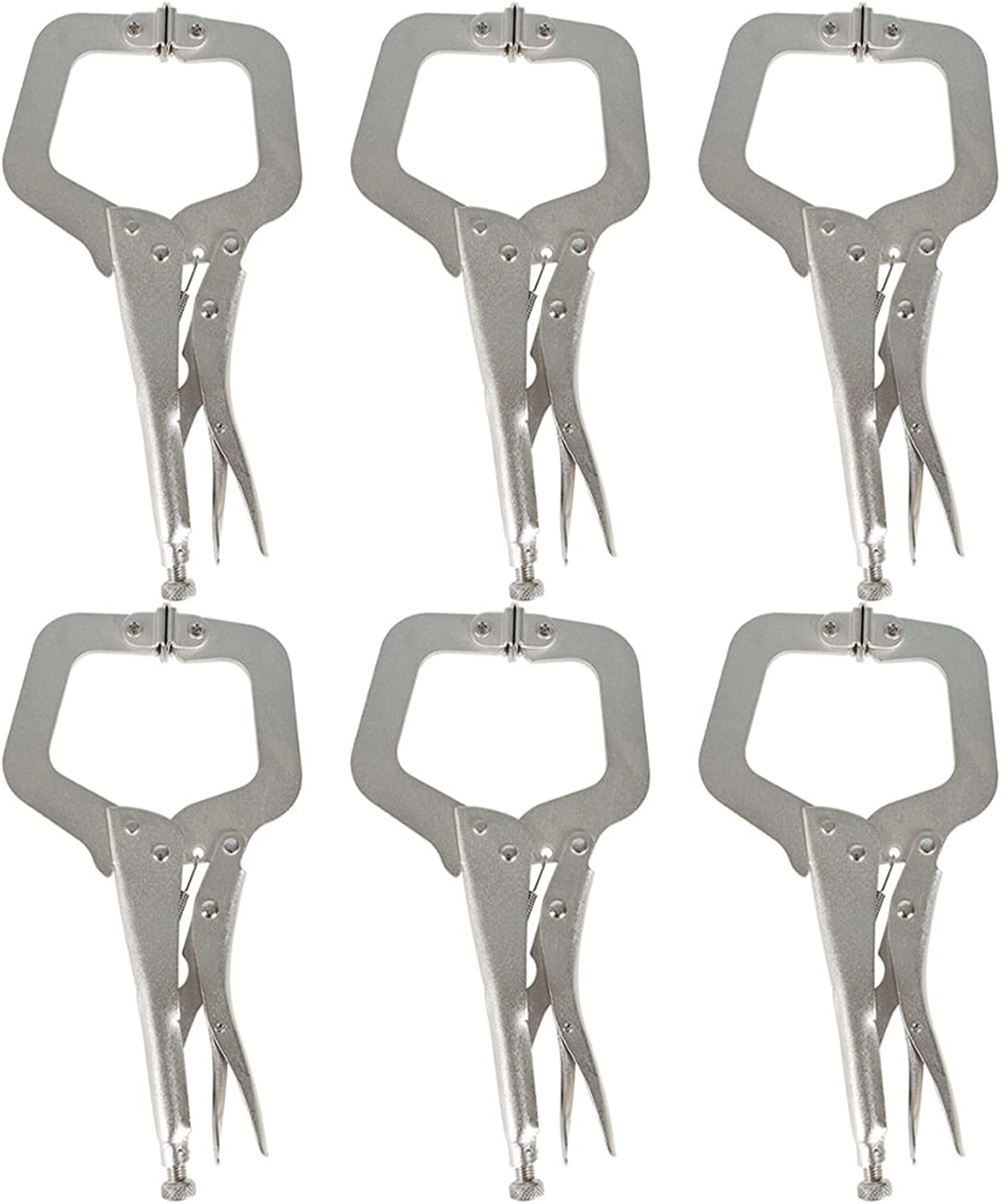 waltyotur Locking Clamps 11 Inch C-Clamps for Craftsman Home Workshop ...