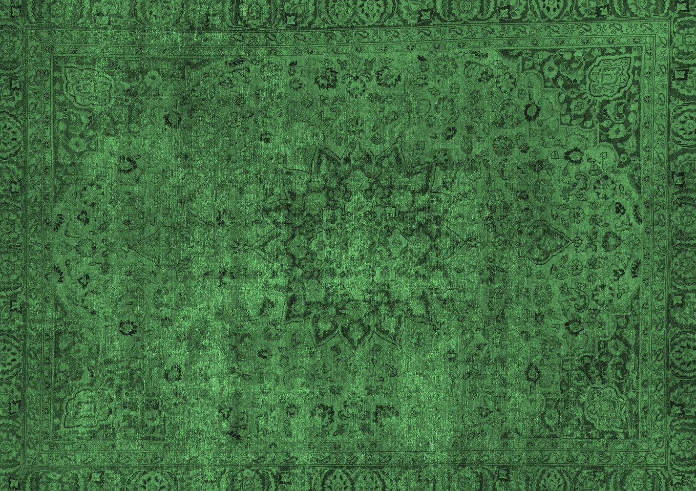 Ahgly Company Indoor Rectangle Persian Emerald Green Bohemian Area Rugs ...