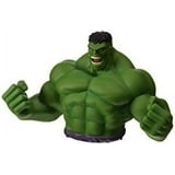 Marvel Superhero Hulk Bust Bank for Kids - Incredible Coin Money Piggy ...