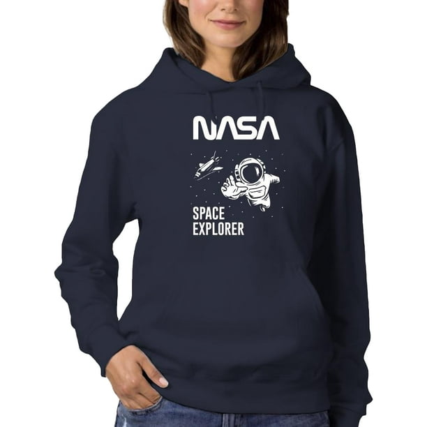 NASA Nasa Space Explorer Hoodie Women -NASA Designs, Female Large ...
