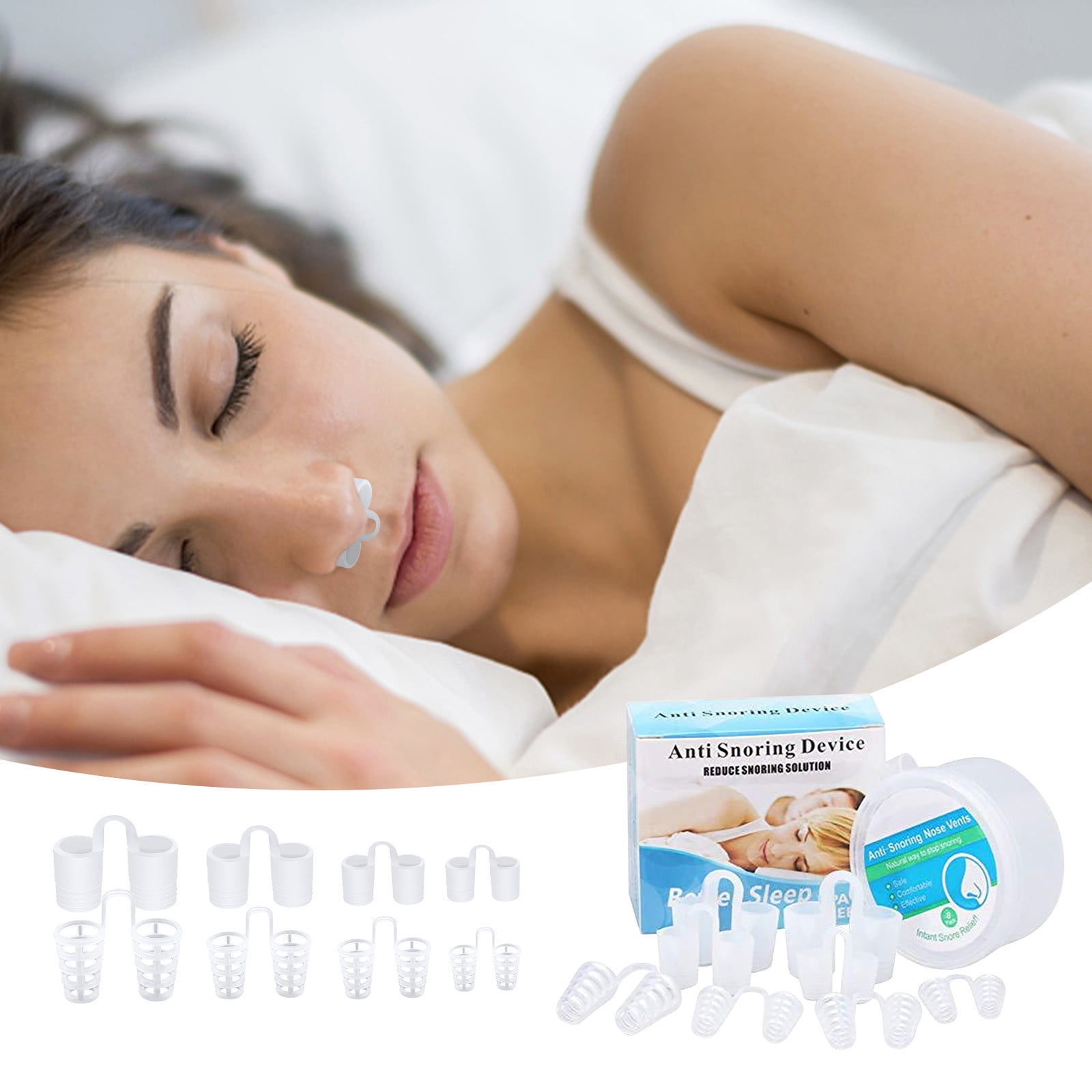 Click here for Topllc Snoring Plugs 8 Snoring Nose Clips Magnetic... prices