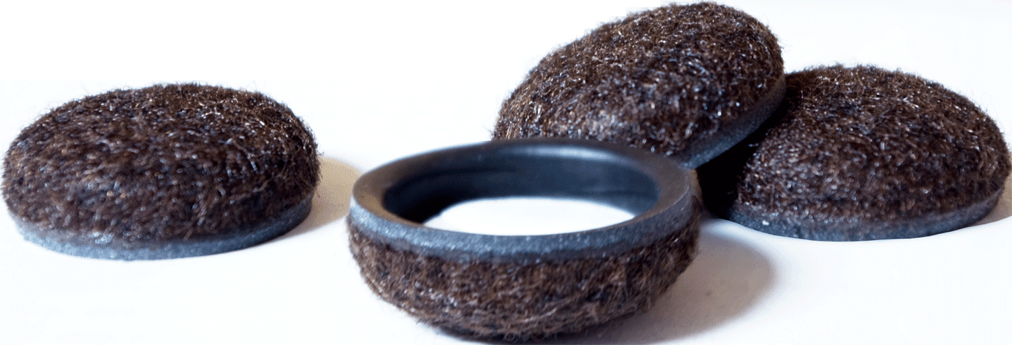 1 1/2" Round Formed Felt Bottom - Walmart.com