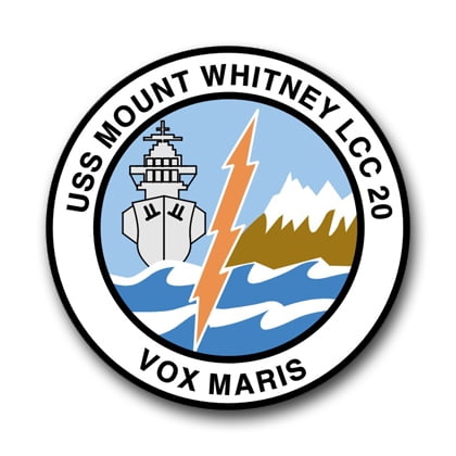 3.8 Inch Navy USS Mount Whitney LCC-20 Vinyl Transfer Decal - Walmart.com