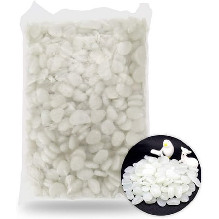 HISRFO 500Pcs Lighted Stone, DIY Decorative Luminous Stones Pebbles ...