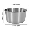 6Pcs Minidips, Small Sauce Cups, Stainless Steel Ramekin Dipping Sauce ...