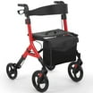 WalkMate Rollator Walker for Seniors with Cup Holder, Upgraded Thumb ...