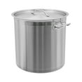 33/52 Quart Stock Pot Stainless Steel Large Kitchen Soup Big Cooking ...