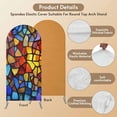4FT Arch Backdrop Covers, Blue Red Yellow Wedding Arch Cover Stretchy ...
