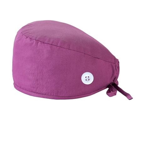 Ruiboury Pack of 3 Operating Hats Doctors Long-time Service Pure Color ...