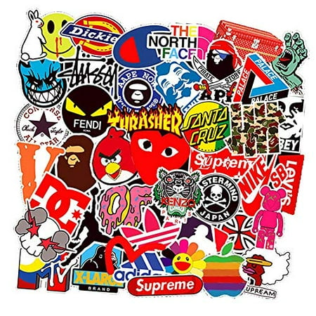Street Fashion Sticker Decals(101pcs), Sanmatic Laptop Vinyl Stickers ...