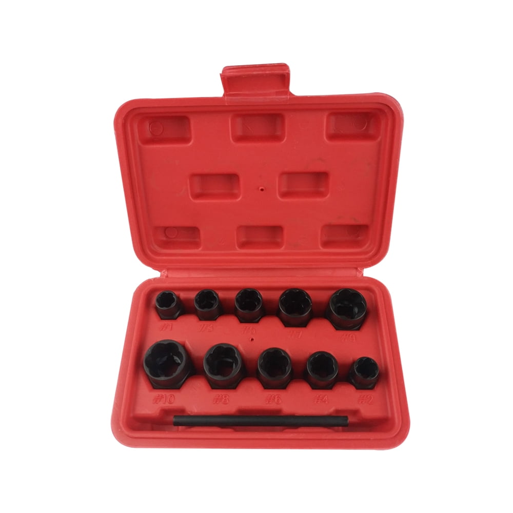 11pcs écrou extracteur ensemble roue de verrouillage Twist prise boulon ...