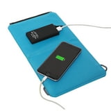bellabydesignllc Solar Backpack with 2000mAh Power Bank, 5W Panel, Blue ...