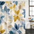 60x72 Inch Shower Curtains for Bathroom, Autumn Leaves Fabric Bath ...