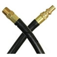 JR Products RV Rubber Appliance Hose with 1/4" Male Pipe Thread & Quick ...