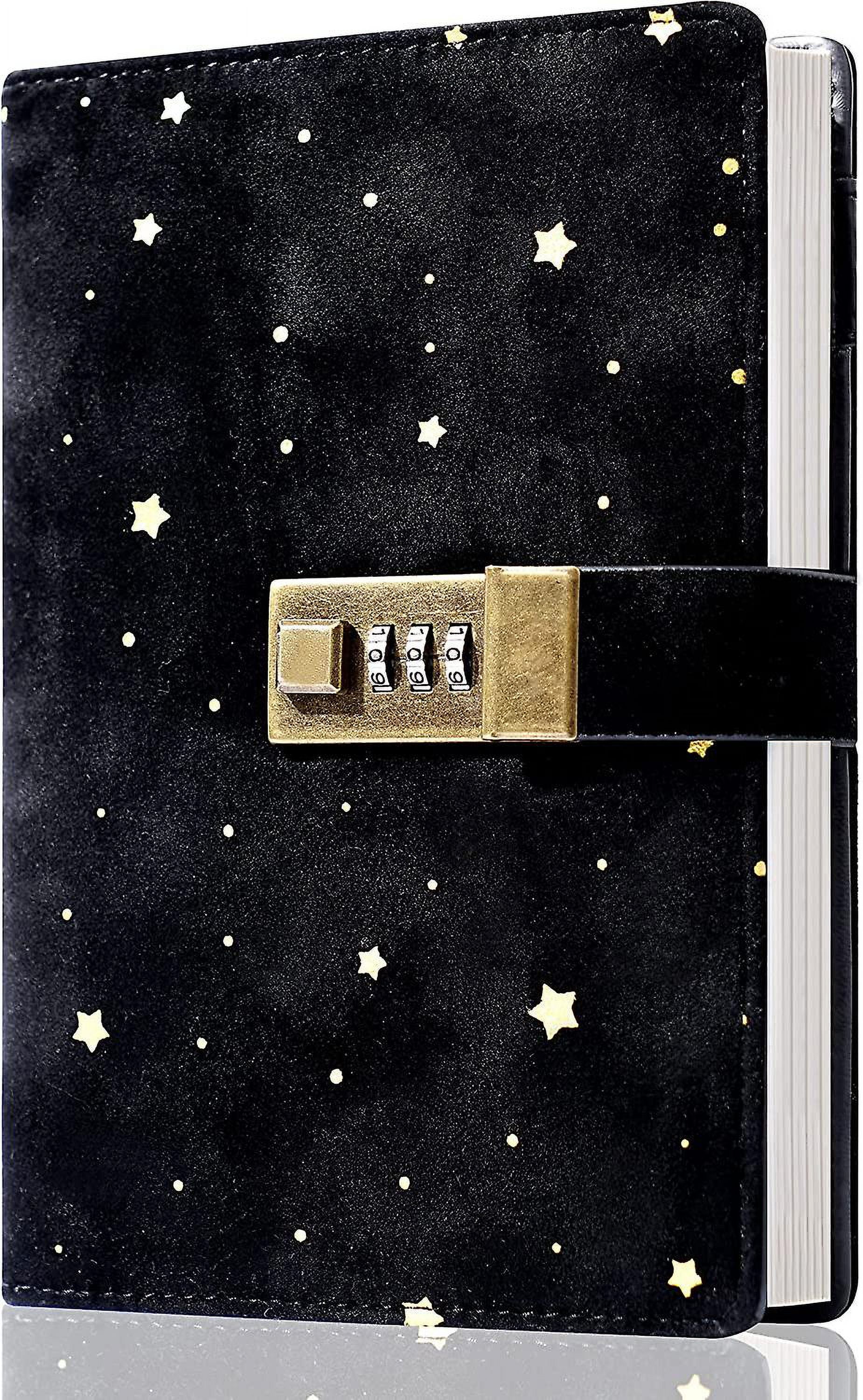 Lock Journal Secreto Recargable Diario,Diario De Bloqueo Cubierto De ...