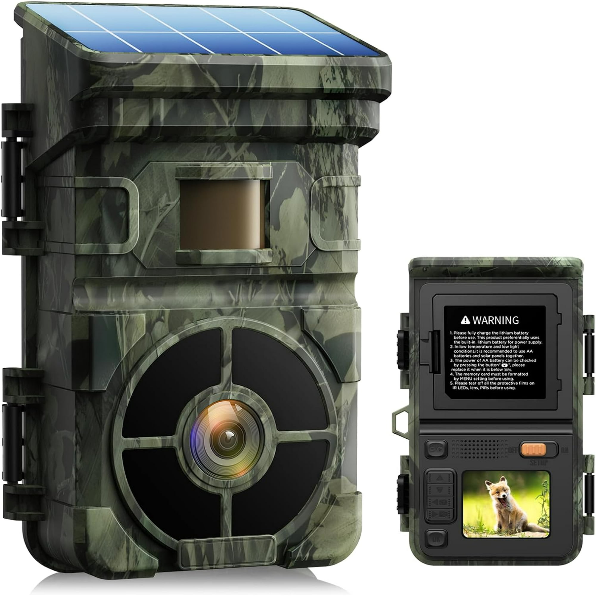 Click here for Campark Solar Trail Camera  48mp 4k 2500mah Built-... prices