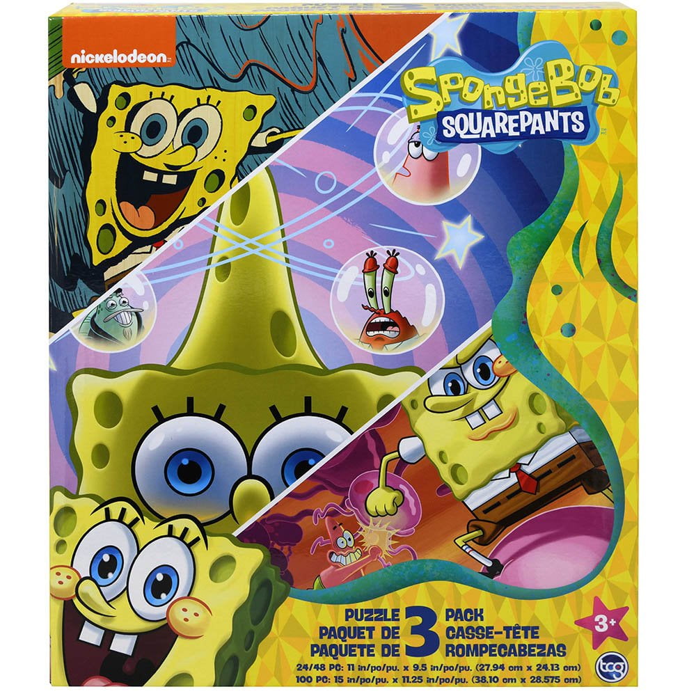 SpongeBob 3pk Puzzles - Walmart.com