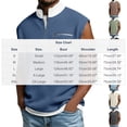 Xdegoge Tank Top for Men Stand Collar Sleeveless Athletic Gym Workout ...