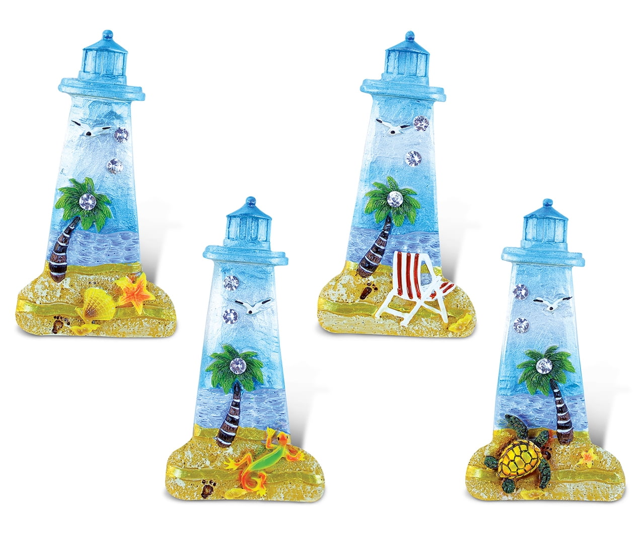 Puzzled Lighthouse Refrigerator Silver Beach Magnet - Lighthouses Theme ...