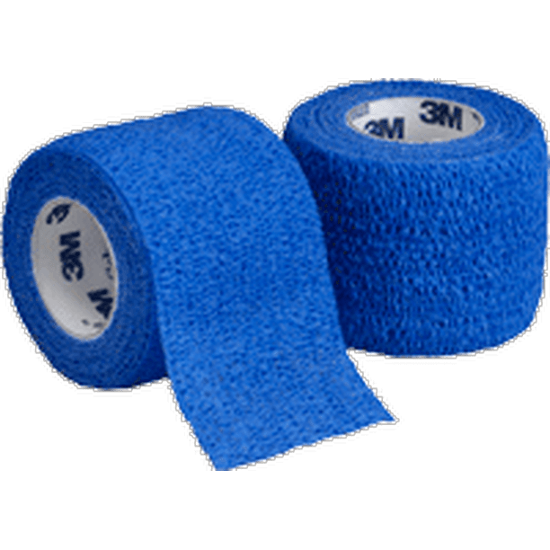 Coban Non-Sterile Self-Adherent Wrap 3" x 5 yds., Blue - Walmart.com ...