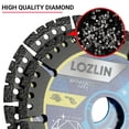 4.5 Inch Diamond Saw Blade 2-Pack, Wet Dry Cutting Disc for Glass ...