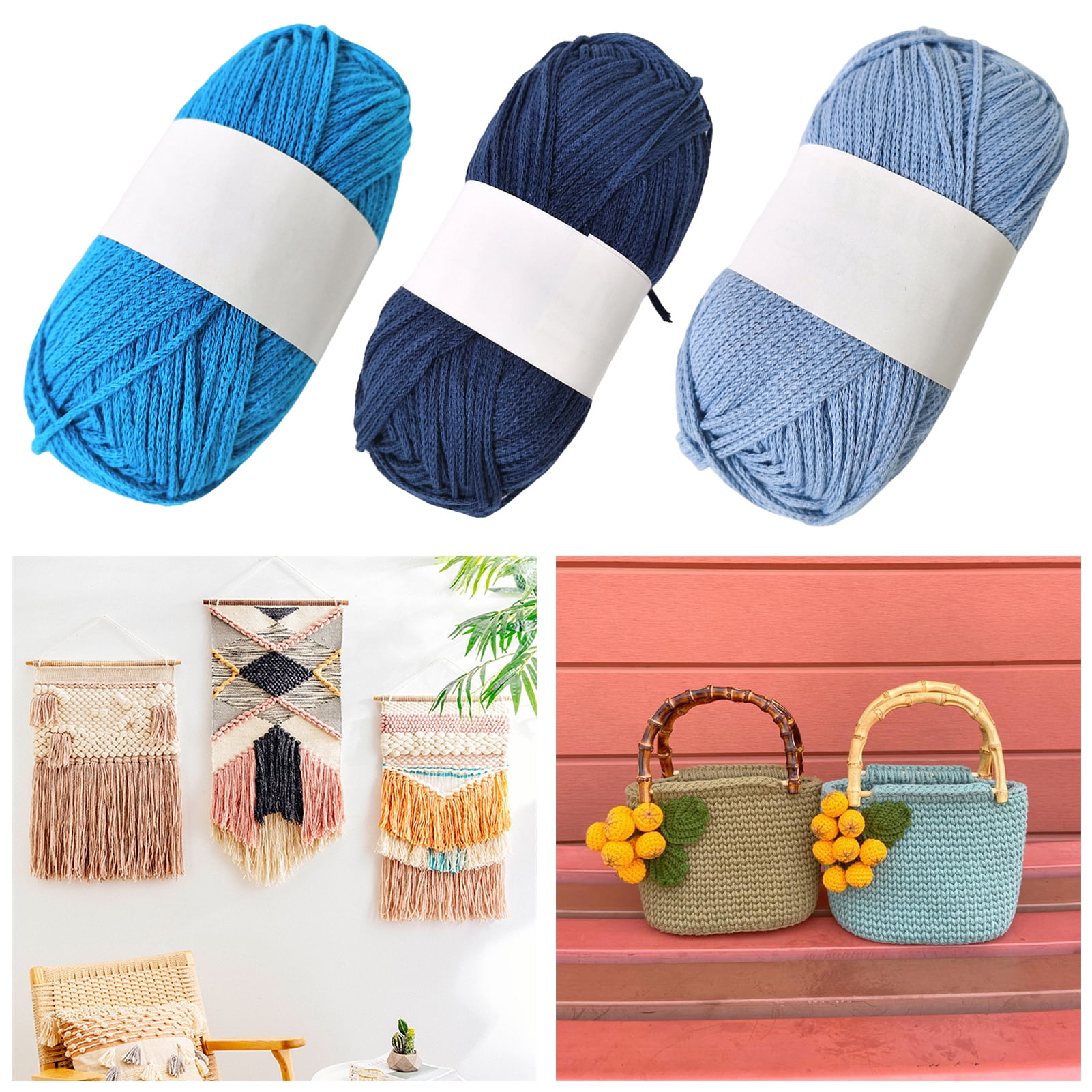 Hesroicy 100g Knitting Yarn Good Touch Anti-pilling Coarse Handcrafted ...