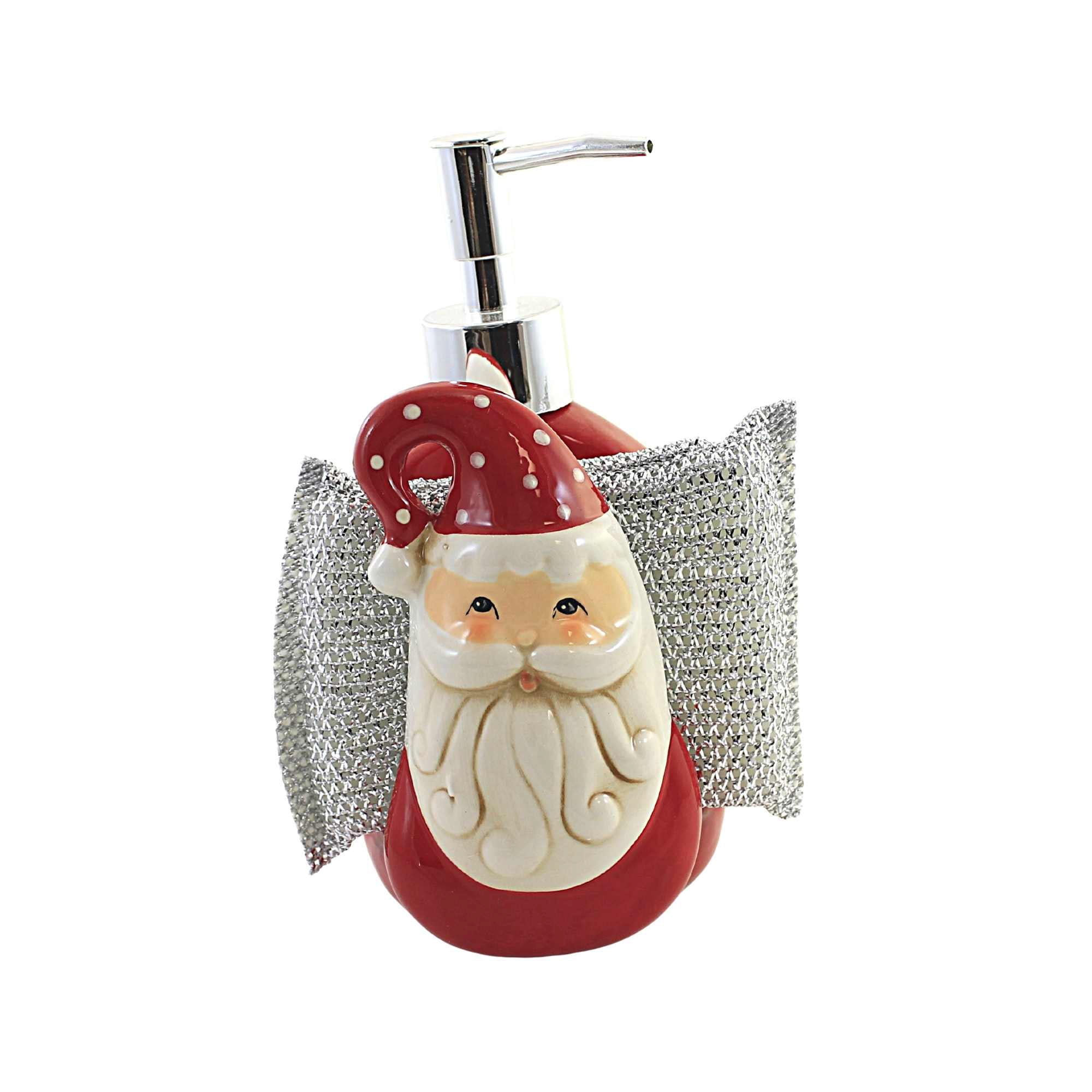Tabletop Santa/Snowman Soap Dispenser Winter Christmas Sponge Tc00123 ...