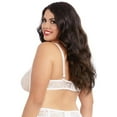Dreamgirl Plus Size Stretch Lace Open Cup Bra