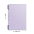 B5 Size Detachable Ring Bound Lined Notebook, Reinforced Outer Cover ...