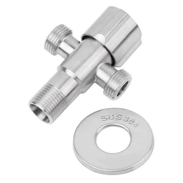 Water Stop Valve,G1/2" Stainless Steel Bathroom Valve Angle Valve Built ...