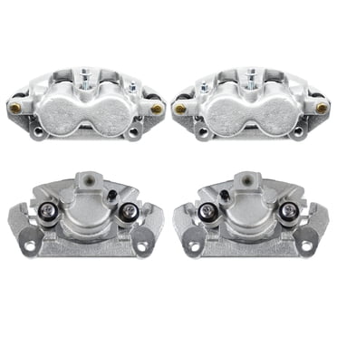 AutoShack Front and Rear Brake Calipers Set of 4 Assembly with Bracket ...