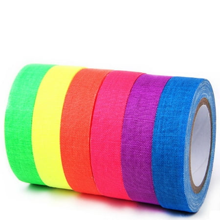 Xizioo Colored Masking Tape, Colored Painter's Tape, 6-Pack, Drawing ...