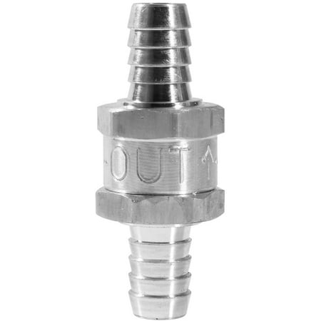 One Way Non Return Check Valve Vacuum Check Valve(12mm 1/2 Aluminum ...