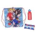 Sonic The Hedgehog Backpack 16" Fast Molded Lunch Box Cinch Bag 5PC Set ...