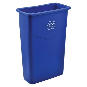 Drevy 18 Gallon Recycling Bin, Blue, Plastic - Walmart.com